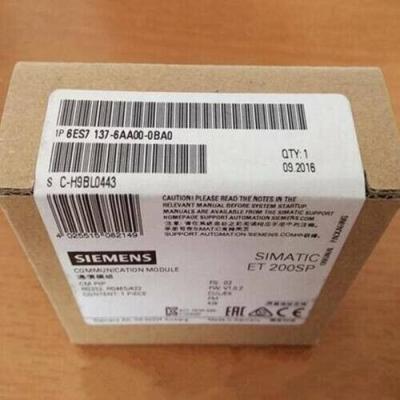 China Siemens Modular PLC 6ES7137-6AA00-0BA0 100% Brand New Black Industrial Automation for sale