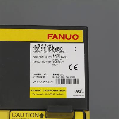 China Fanuc A06B-6151-H045#H580 Servo Drive Amplifier 5kg 12 Months Warranty Yellow for sale