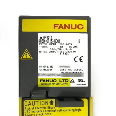 China Fanuc Servo Drive A06B-6115-H001 AC/DC 5 kg 12 Months Warranty for sale