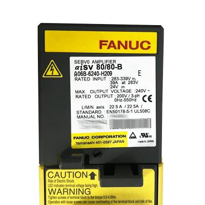 China Fanuc A06B-6240-H209 Servo Drive 5kg AC/DC 12 Months Warranty New for sale