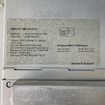 China Siemens Modular PLC 6AV7894-0HE00-1AB0 Industrial Automation 12 Month Warranty for sale