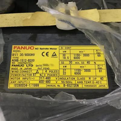 China Fanuc Servo Drive A06B-1512-B200 5 Kg AC/DC Motor Controller for Industrial Automation for sale