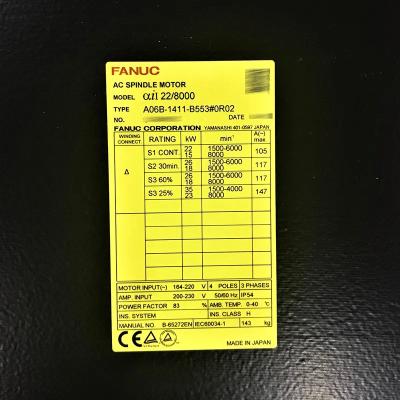 China A06B-1411-B553#0R02 Black Fanuc Servo Motor Controller for for sale
