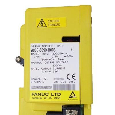 China Fanuc A06B-6090-H003 Servo Drive AC/DC Power Supply 8 kg 12 Month Warranty for sale