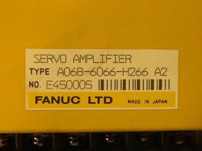 China Fanuc A06B-6066-H266 Servo Drive 8 kg AC/DC for Industrial Automation for sale