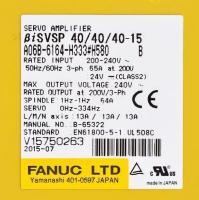China Fanuc Servo Drive A06B-6164-H333#H580 AC/DC 8 kg 12 Months Warranty for sale
