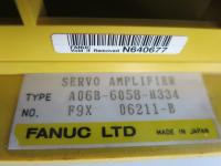 China Fanuc Servo Drive A06B-6058-H334 8 kg AC/DC Power Supply 12 Month Warranty for sale