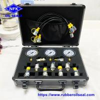 China Excavator Digital Hydraulic Pressure Test Gauge Kit 0-600MPa with Stainless Steel Case for Heavy Equipment Maintenance for sale
