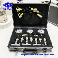 China 600MPa Hydraulic Pressure Gauge Kit with 250/400/600 MPa Range and Interchangeable Fittings in Storage Case for sale