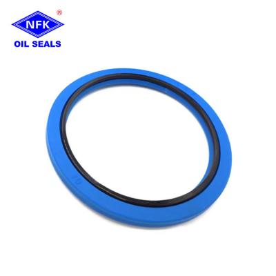 China HBY Hydraulic Buffer Seal Polyurethane Blue 70MPa for Komatsu Hitachi Cylinders -35℃ to +100℃ Temperature Range for sale