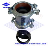 China Pressure Resistant Pipe Rubber Seal Coupling NBR FKM Material with 4000 Nm Torque and 4000 Min-1 Speed for Construction Machinery for sale