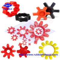 China PU Rubber Flexible Spider Couplings 90+2A Hardness for Industrial Machinery - MT, GR, CC, GS Series for sale