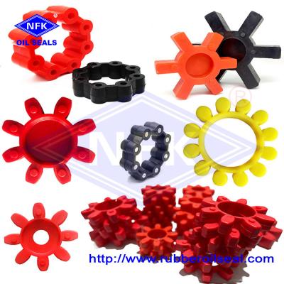 China Rubber Star Coupling for Air Compressors - MT/GR/CC/GS Series with 90+2A & 98+2A Hardness for sale