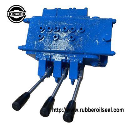 China Hydraulic HPV41 Cast Steel Multi-Way Valve HPV77 35MPa Proportional Control Valve for Ship Crane Systems for sale