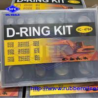 China 4C-4784 Caterpillar D-Ring Kit with Nitrile N90 NBR Seals for CAT Excavator Models E110 to E450 for sale