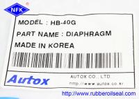 China FURUKAWA HB40G Hydraulic Breaker Rubber Diaphragm Seals - 20 MPa Operating Pressure, 40-200°C Temperature Range for sale