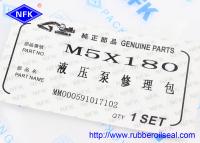 China M5X180 Hydraulic Pump Service Kits Excavator Seal Kit for sale