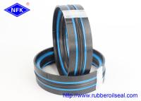 China DAS Hydraulic Piston Seals - Double Acting NBR POM TPE Material, 40 MPa Pressure Rating, -35°C to 110°C Temperature Range for sale
