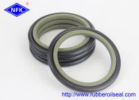 China HBTS NBR PTFE Buffer Hydraulic Rod Seals ID35*4.4 High Pressure Resistance for Excavators for sale