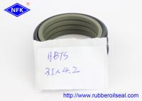 China HBTS NBR PTFE Buffer Hydraulic Rod Seals ID35*4.4 High Pressure Resistance for Excavators for sale
