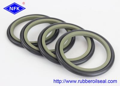 China NBR PTFE Buffer Hydraulic Rod Seals GS5059-V6 HBTS 85x100.5x6.3 for 35MPa High Pressure Applications for sale