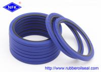China DINGZING Buffer Seal Hydraulic D-10 45*55.7*3 TPU/8L95+PA Blue Hydraulic Shock-Absorb Precision Seal Ultra-Durable for sale