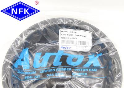 China FURUKAWA HB30G Hydraulic Breaker Rubber Diaphragm Seal - 20 MPa Pressure, -40°C to 200°C Temperature Range for sale