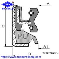China Wheel Hub Oil Seal TAN TAN-4 TAN-6 TAN-8 TAN-9 TANY Hydraulic High Pressure Skeleton Shaft Oil Seal Cassette Seal for sale