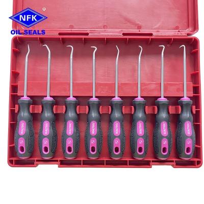 China NFK 8-Piece Hydraulic Cylinder Oil Seal Removal Tool Kit with AS Material for Professional Maintenance for sale
