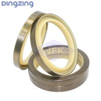 China Ding Zing ME-2 Metal Seal 19x27x4.5mm Tripod Polyurethane Anti-Back Pressure Oil Seal for Hydraulic Cylinders for sale