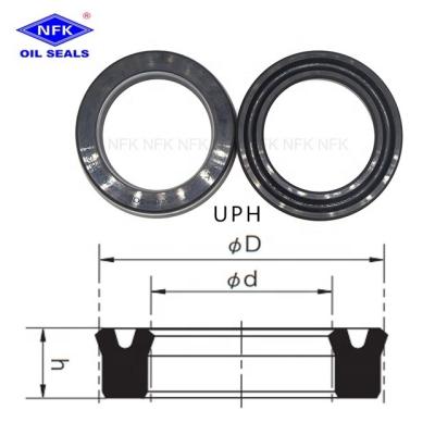 China Japan UPH 10*20*8 Piston Rod Hydraulic Cylinder Rubber Oil Seal Mechanical Sealing Ring Seals for sale