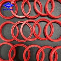 China Custom Hydraulic Piston Seal U-SEAL with Polyurethane Material for High Pressure Resistance (35MPa) for sale