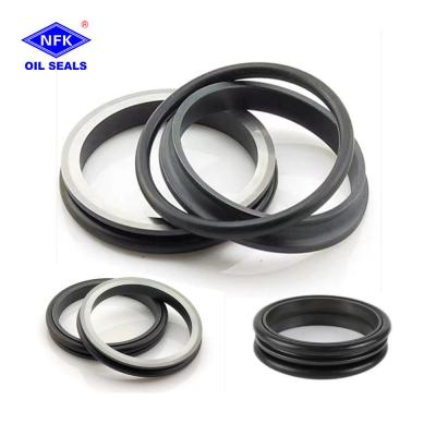China Wear-resistant NBR Material Floating Oil Seal for Heavy-duty Excavator and Construction Machinery for sale