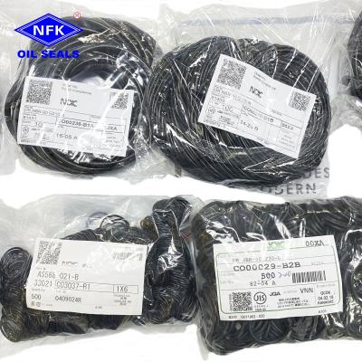 China Japanese NBR Rubber O-Rings 70-90 Shore Hardness for Construction Machinery - Multiple Sizes Available for sale