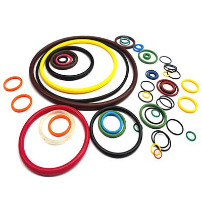 China Custom O Ring Different Sizes Wholesale 50-90 Shore NBR FKM HNBR FKM EPDM Clear Silicone Natural Rubber Oring Rubber O Rings for sale