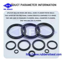 China COP Type Double O-ring Bidirectional Pneumatic Seal Wear-resistant NBR Hydraulic Piston Seal for sale