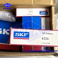 China SKF Original 6316 Deep Groove Ball Bearing 80x170x39 for sale