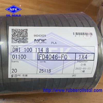 China Japan Hydraulic Oil Seal DWI 100x114x8 PU+Metal Material Dust Wiper Seal For Hydraulic System for sale