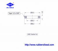 China Chinese Factory Seal Supplier Custom Seals Brown FKM Rubber Hydraulics Seal for sale
