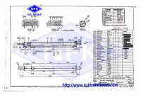 China Marine Crane JC0000-5325R0-6101 160/230 UPP Hydraulic Cylinder ASS'Y Φ250 Right Bolt Seal Kit-Leak-Proof Ship Repair Parts for sale