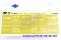 China 435-Piece NBR90 O-Ring Kit with 30 Sizes for Komatsu Excavator Hydraulic Seal Repair for sale