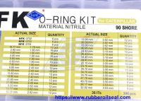 China NBR90 Hardness O Ring Seal Kit 369 Pieces 36 Sizes Excavator Repair Box Fit CAT Hydraulic Parts for sale