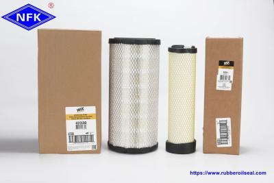 China Komatsu PC120-6EO Air Filter 42330 42331 - 394mm Height 186mm Diameter Cellulose Media for sale