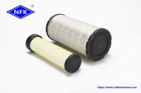 China Komatsu PC120-6EO Air Filter 42330 42331 - 394mm Height 186mm Diameter Cellulose Media for sale