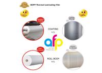 China Matte / Gloss Laminating Film Soft Touch for sale