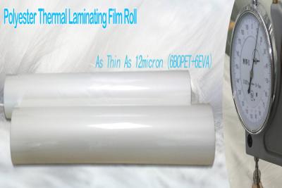 China Thin PET Laminating Film Glossy Finish for sale