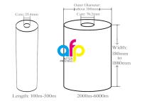 China 1 Inch Core Thermal Lamination Film For School Documents BV Approval for sale