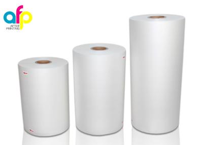 China FDA Lamination Plastic Roll White BOPP Thermal Laminating Film for Printing for sale