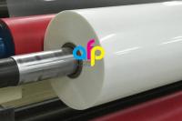China FDA Lamination Plastic Roll White BOPP Thermal Laminating Film for Printing for sale