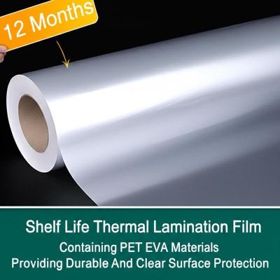 China 12 Months Shelf Life Thermal Lamination Film with UV Varnish Applicable for Durable Surface Protection for sale